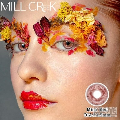 14.5mm Diameter Non Prescription Pink Contact Lenses Cosplay Safe ...